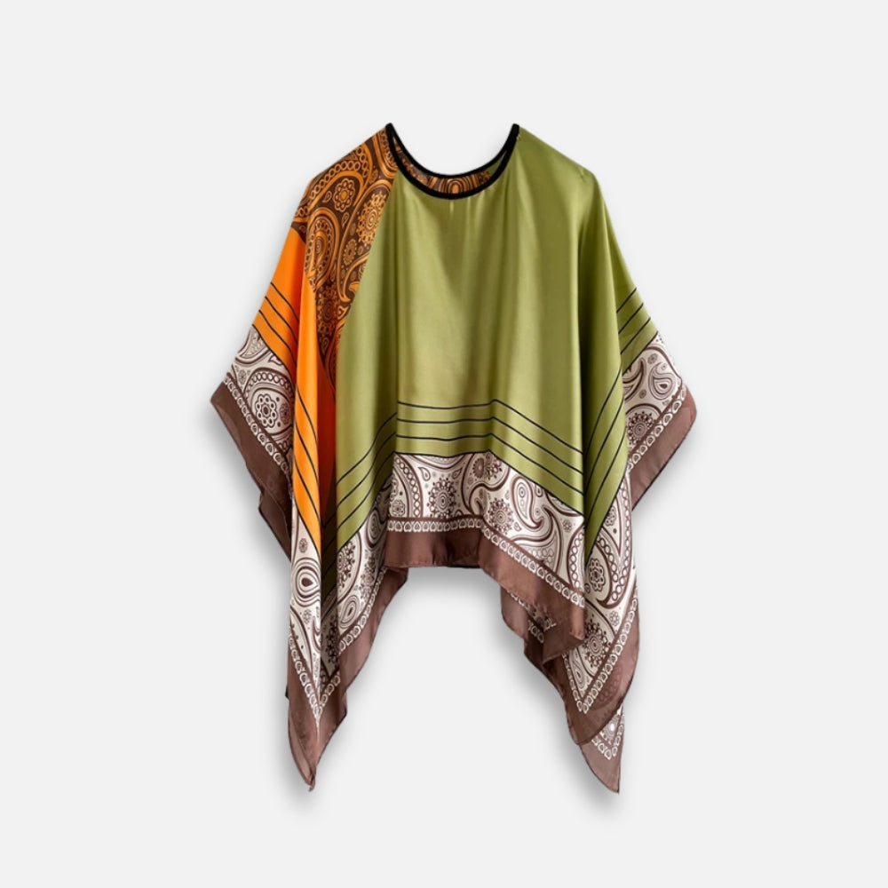 Poncho Léger Femme Style Bandana - Fin et léger parfait pour l'été